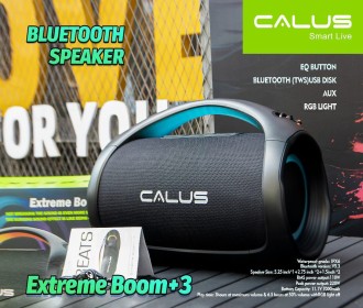 Calus Bluetooth Speaker Extreme Boom +3 - Electronic & Mobile ...
